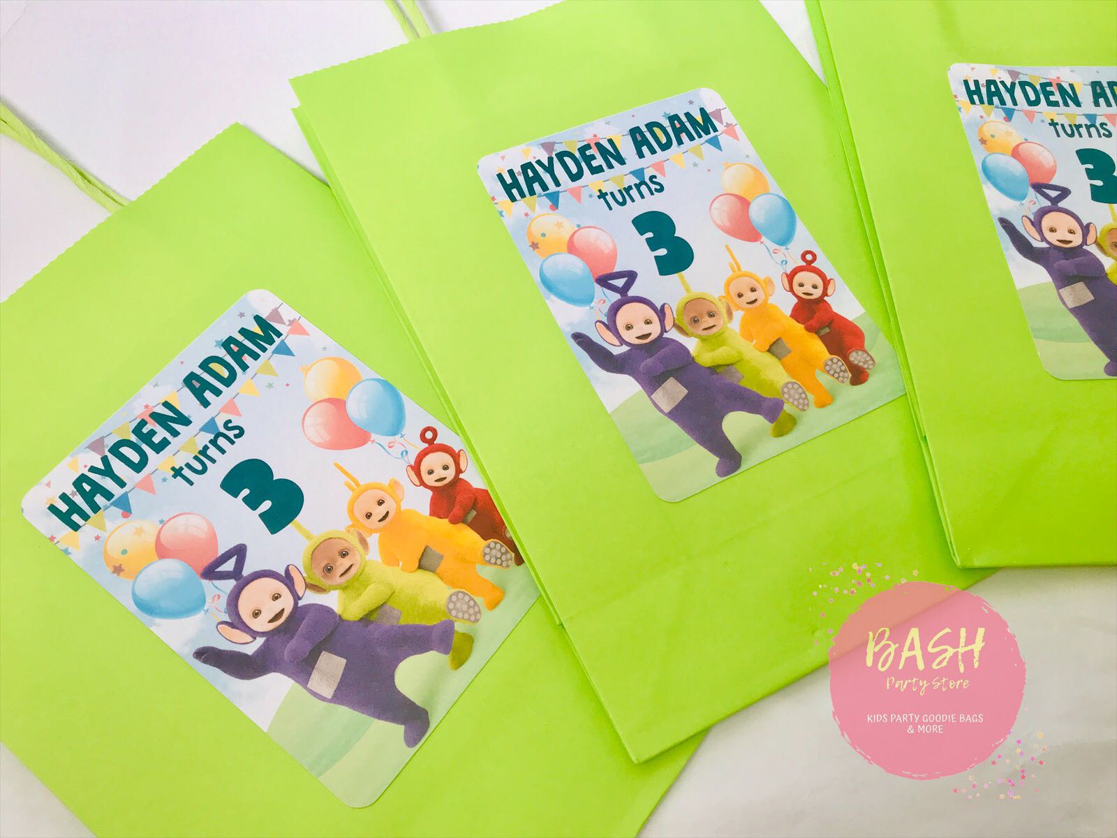 Teletubbies Customised Kids Party Paper Bags (Goodie Bags), Hobbies ...