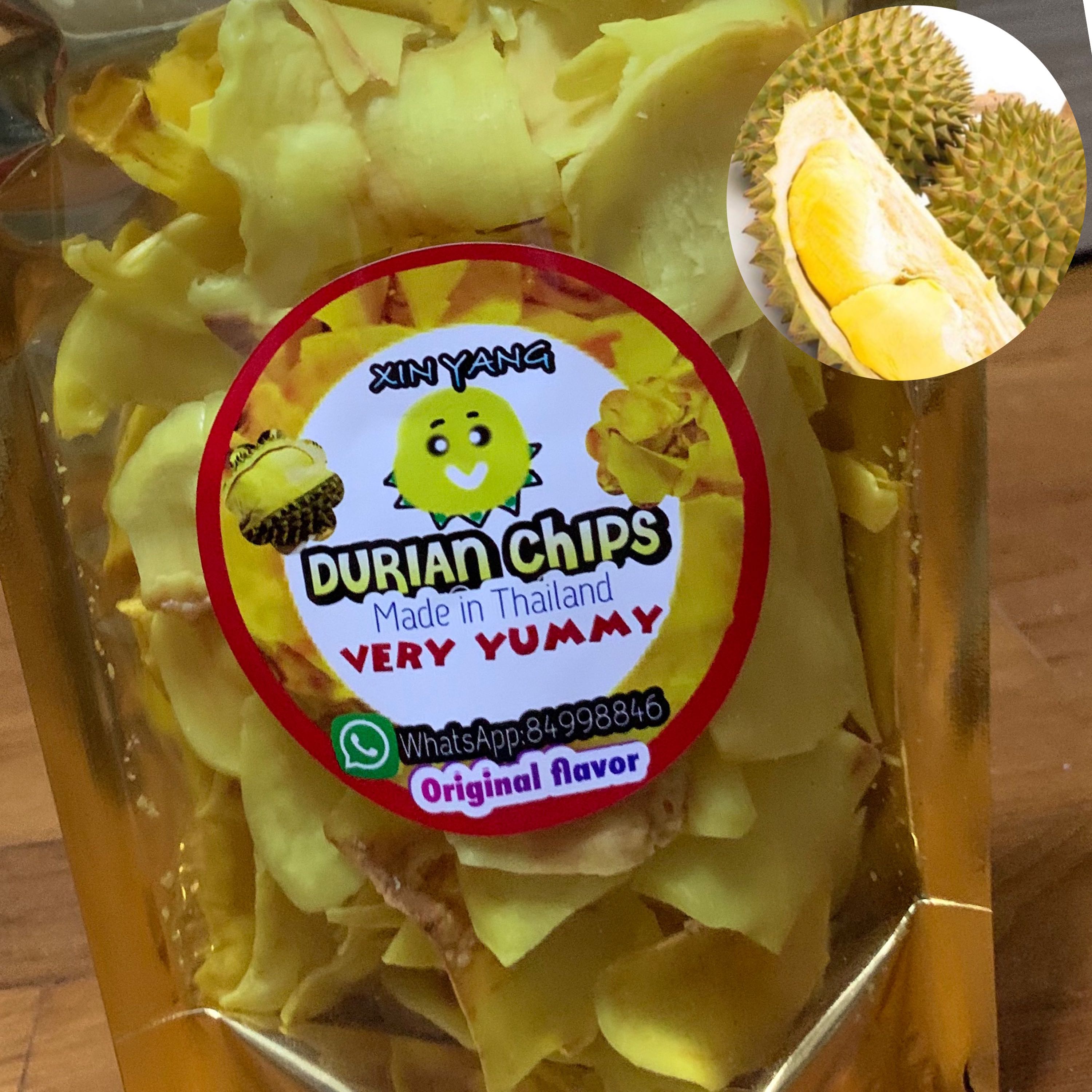 Thai durian chips, Food & Drinks, Packaged & Instant Food on Carousell
