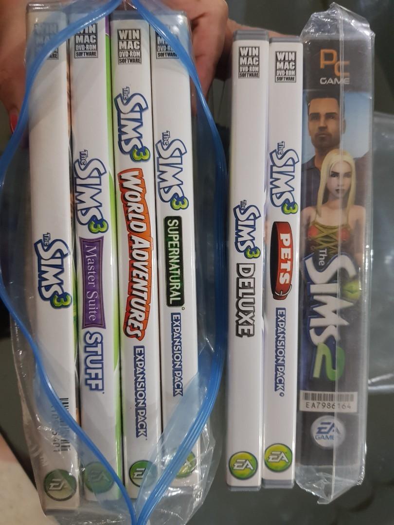 The Sims 3 Base Game + Expansion Pack DVD for PC Windows Mac, Video ...