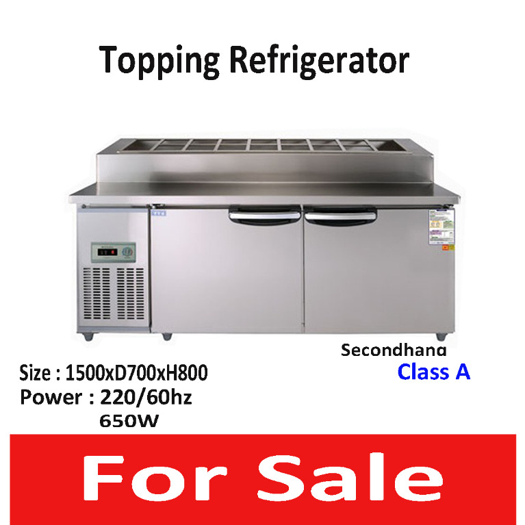 Salad counter Refrigerator (Topping Refrigerator), Furniture & Home ...