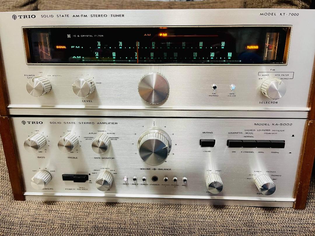 Trio ka-5002 & Trio kt-7000, Audio, Soundbars, Speakers & Amplifiers on Carousell