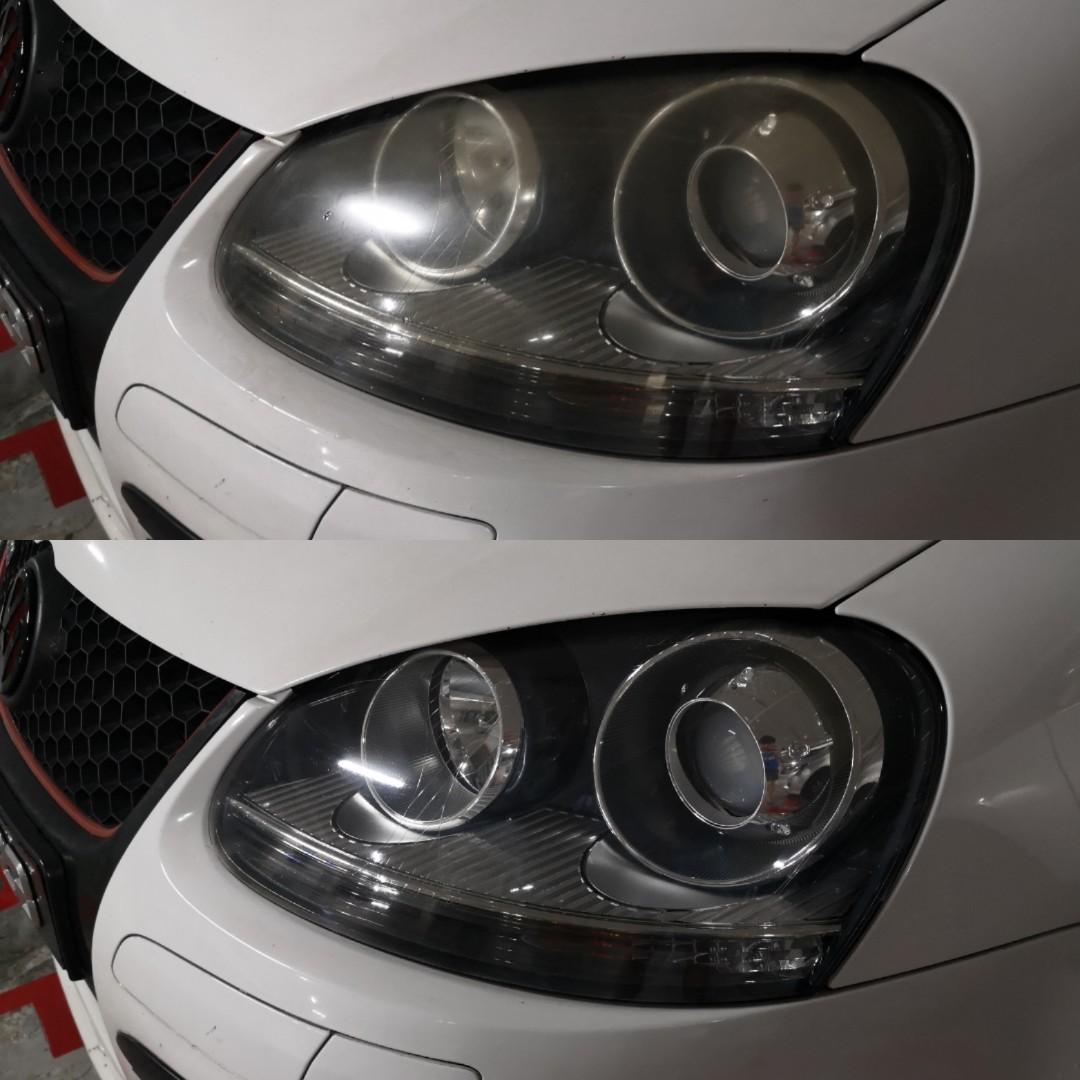 Volkswagen Golf GTI MK5 Headlight Restoration Polish, Car Accessories ...