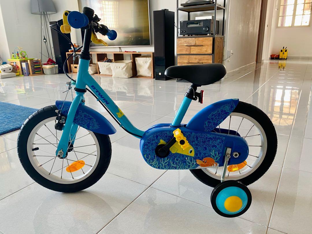 Decathlon Btwin Fish 500, Kids Bike With Training Nepal, 59% OFF
