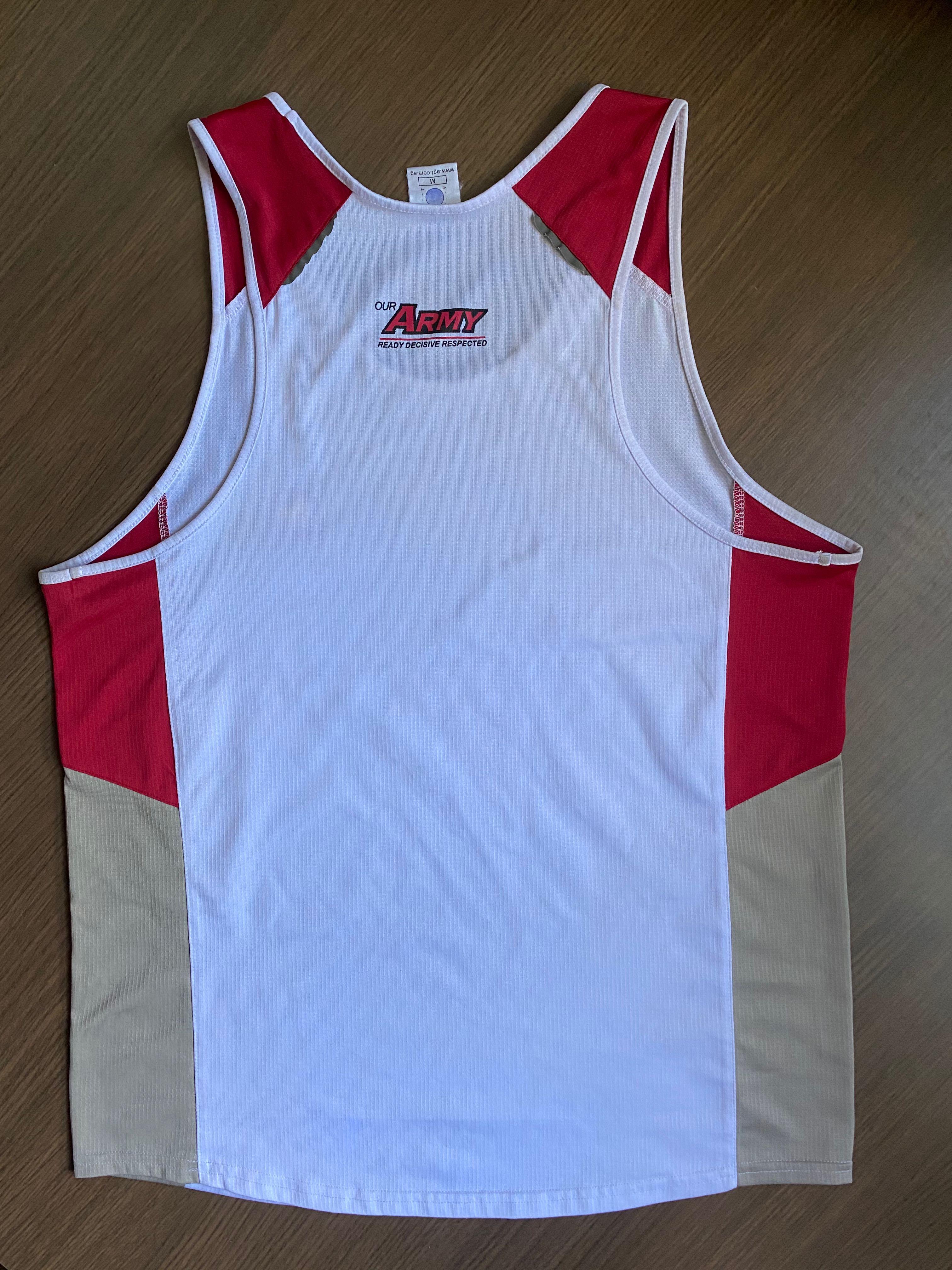 SAF Army Singlet, Men's Fashion, Activewear on Carousell