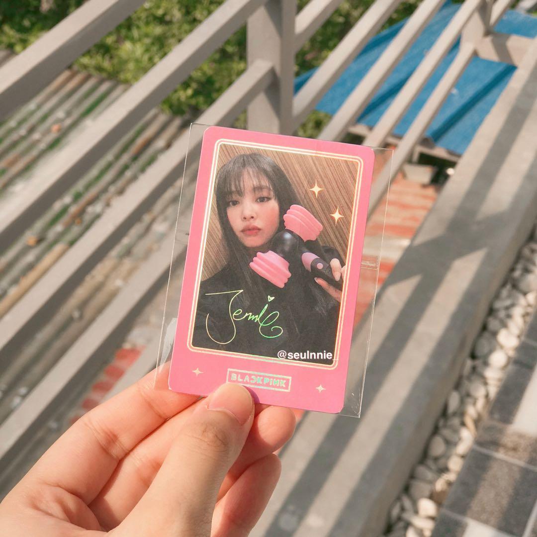 OFFICIAL Blackpink Jennie Lightstick Version 2 (LSV2) Photocard YG ...