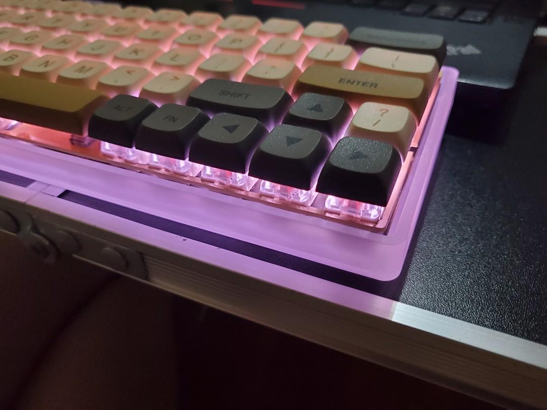 BM60 60% PCB and Brass Plate Custom Mechanical Keyboard, Computers ...