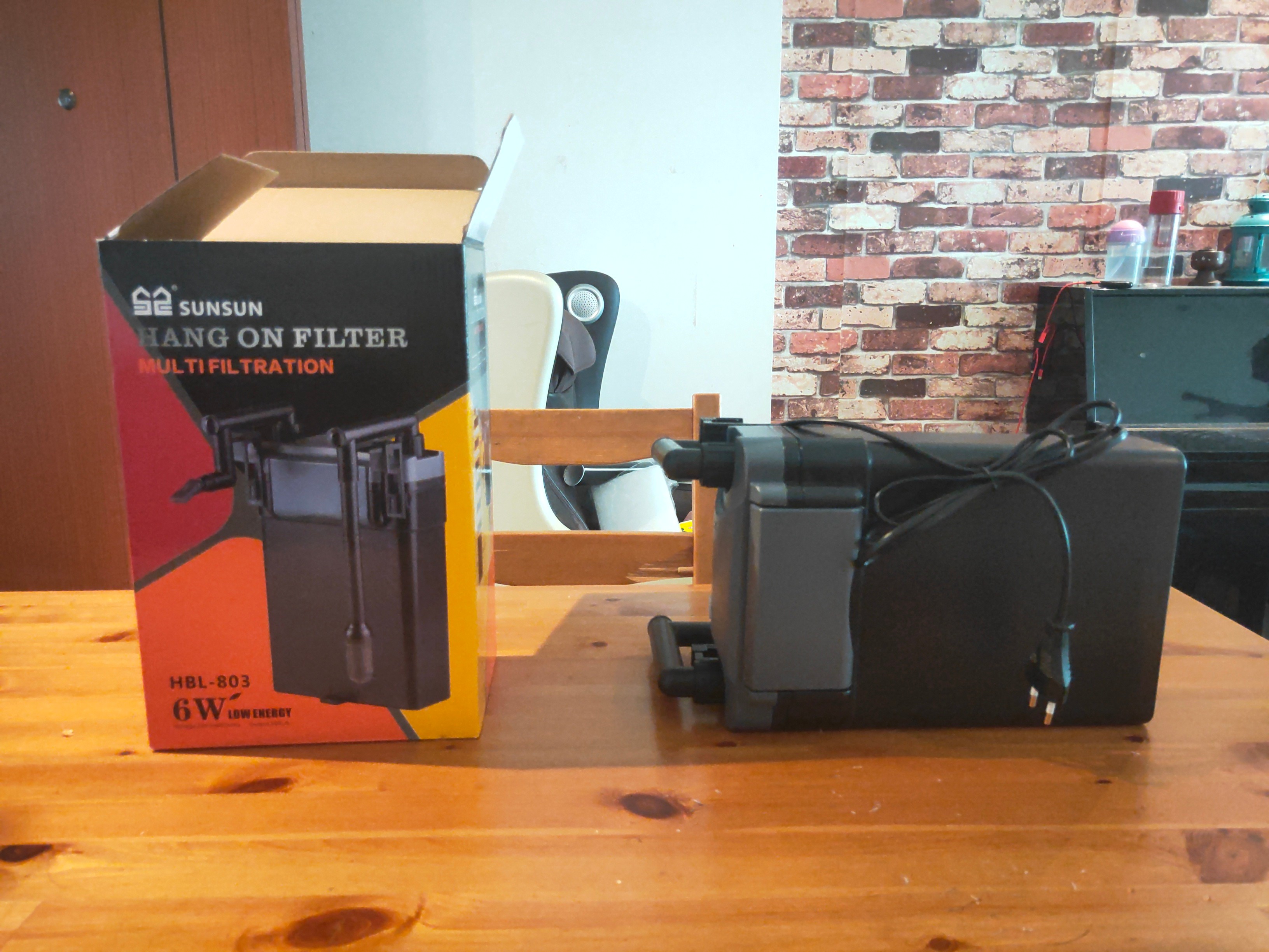 Brand new Sunsun Hang On Back Filter (Multi-filtration), Pet Supplies ...