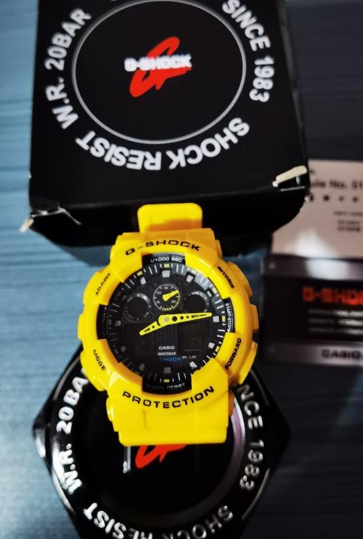 CASIO G-SHOCK GA100A-9A, Mobile Phones & Gadgets, Wearables & Smart ...