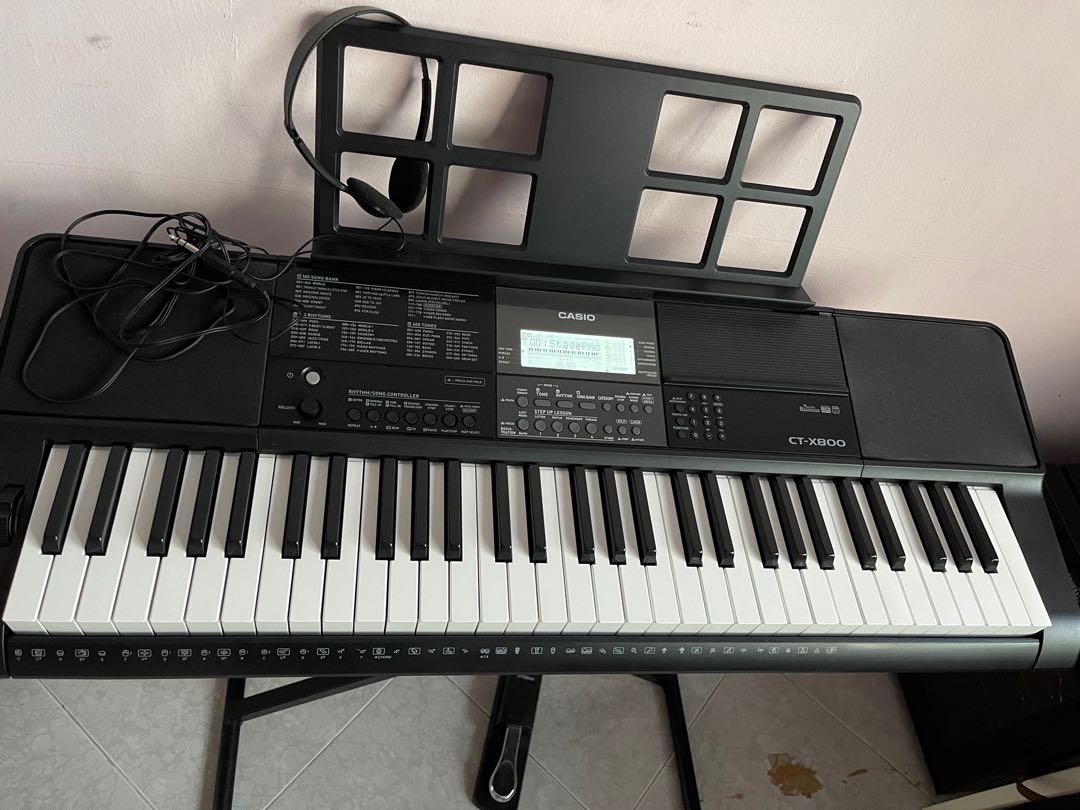 Casio Keyboard CT-X800, Hobbies & Toys, Music & Media, Musical ...