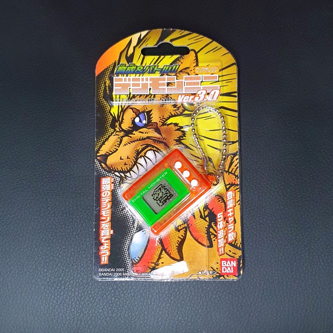 Digimon Mini v3.0 Transparent Orange Digital Monsters tamagotchi ...