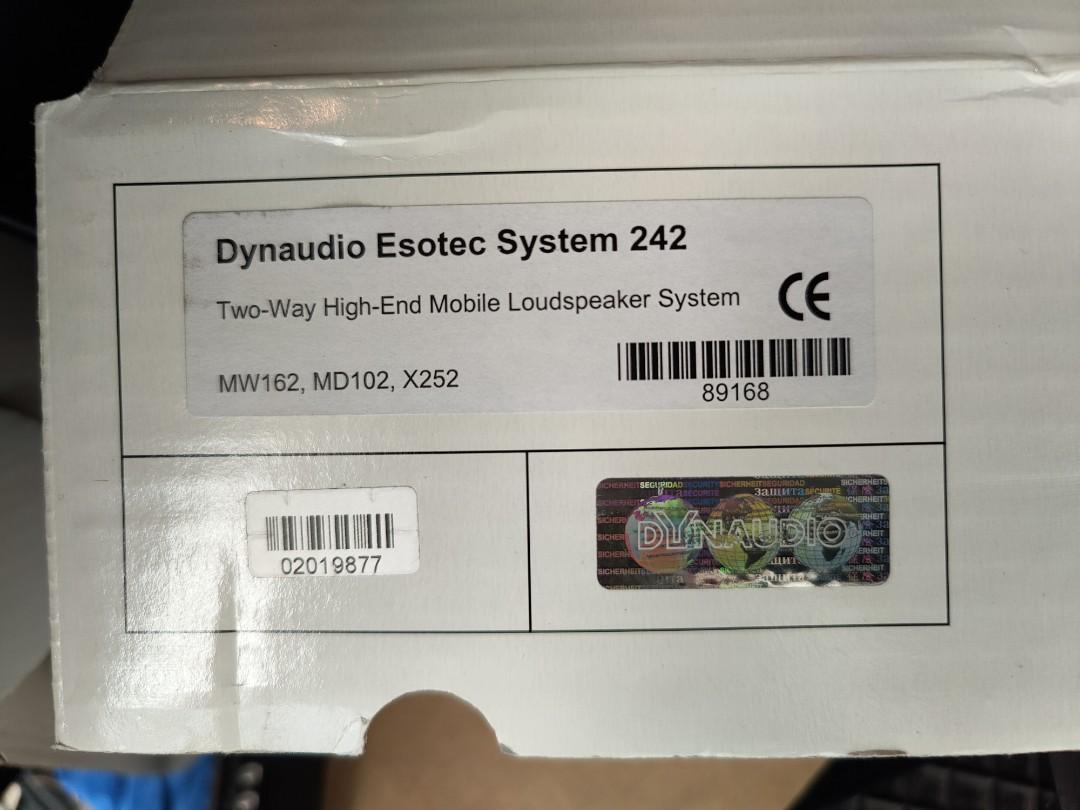 Dynaudio Esotec 242, Car Speakers, Audio, Soundbars, Speakers & Amplifiers on Carousell