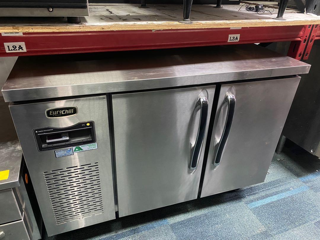 EuroChill 2 Door Counter Top/Tabletop Chiller/Fridge/Refrigerator 1200 ...