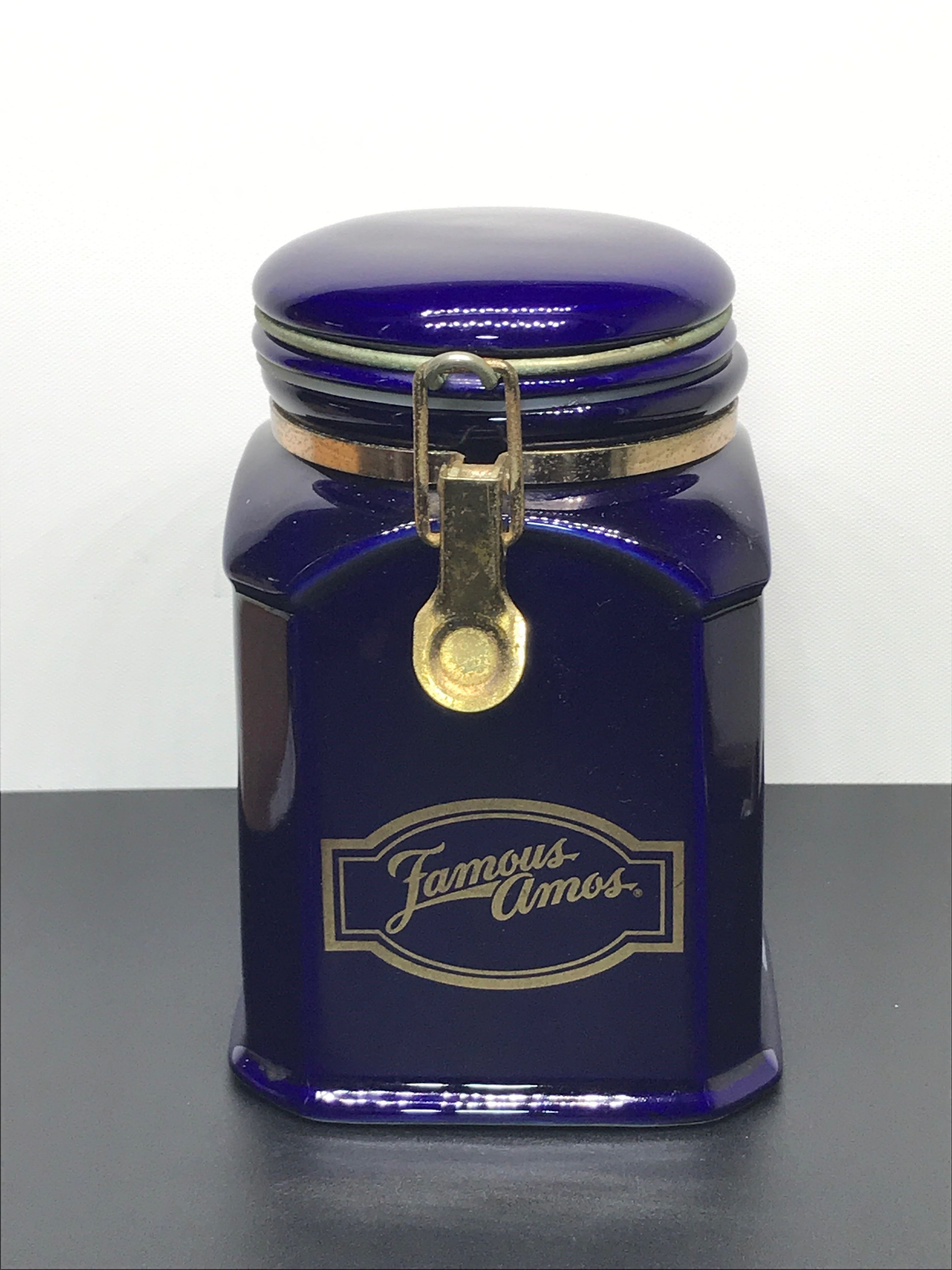 Famous Amos Cookie Jar, Furniture & Home Living, Kitchenware ...