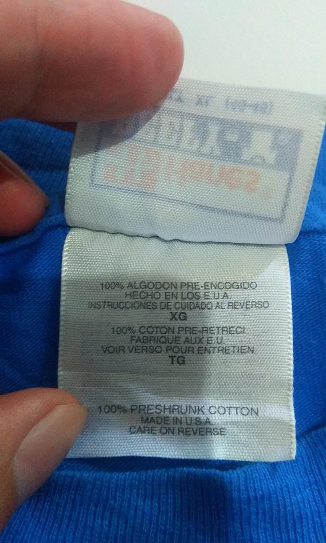 Hanes Beefy Vintage Tshirt 90s, Fesyen Pria, Pakaian , Atasan di Carousell