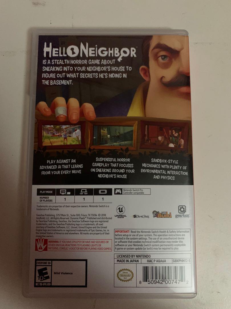 HELLO NEIGHBOR, Video Gaming, Video Games, Nintendo on Carousell