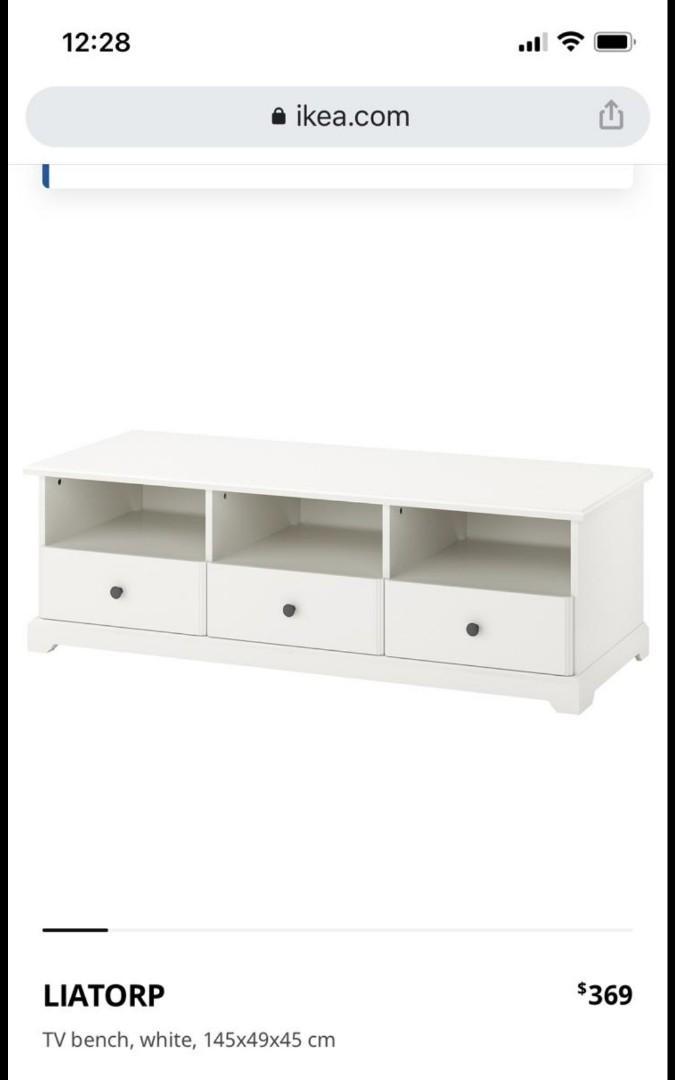 IKEA LIATORP TV console, Furniture & Home Living, Furniture, TV ...