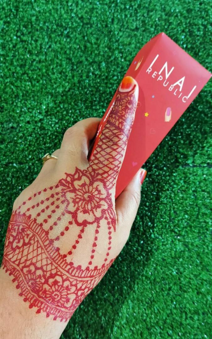 Inai Republic Inai Ukir White, Beauty & Personal Care, Hands & Nails on ...