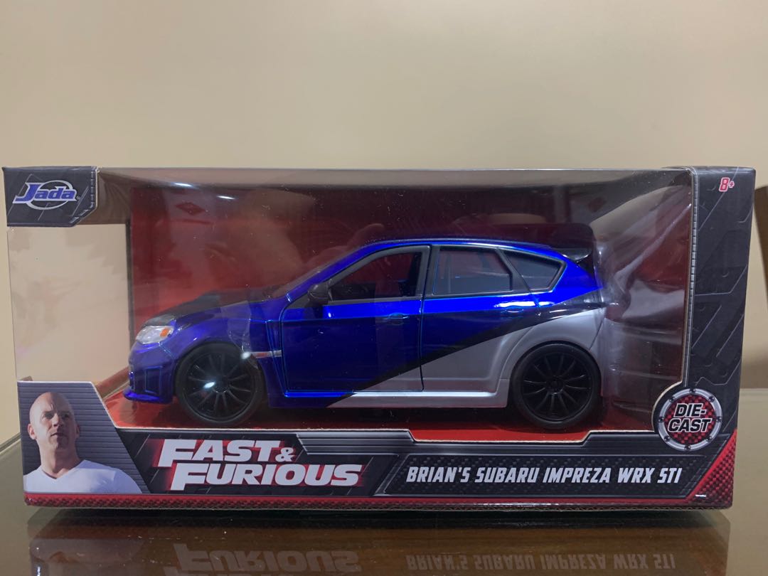 Jada Fast & Furious Brian’s Subaru Impreza WRX STI Model, Hobbies & Toys, Toys & Games on Carousell
