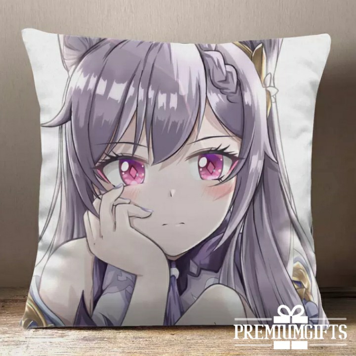 Keqing Pillow ( 40cm x 40cm ) | Genshin Impact, Hobbies & Toys ...