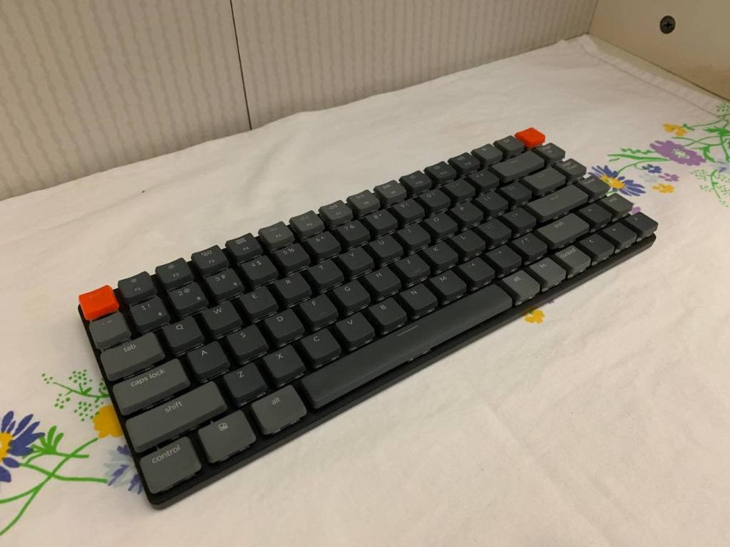 Keychron K3 E3 RGB Brown Optical Hot-Swappable with Orange Travel Pouch ...