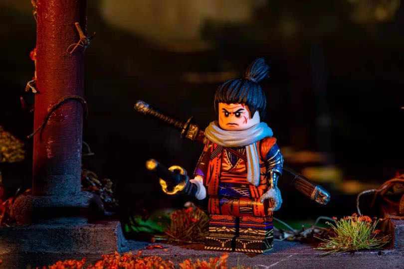 LEGO custom 人仔 隻狼 sekiro ps4 minifigure 限郵 數量有限, 興趣及遊戲, 玩具 & 遊戲類 ...