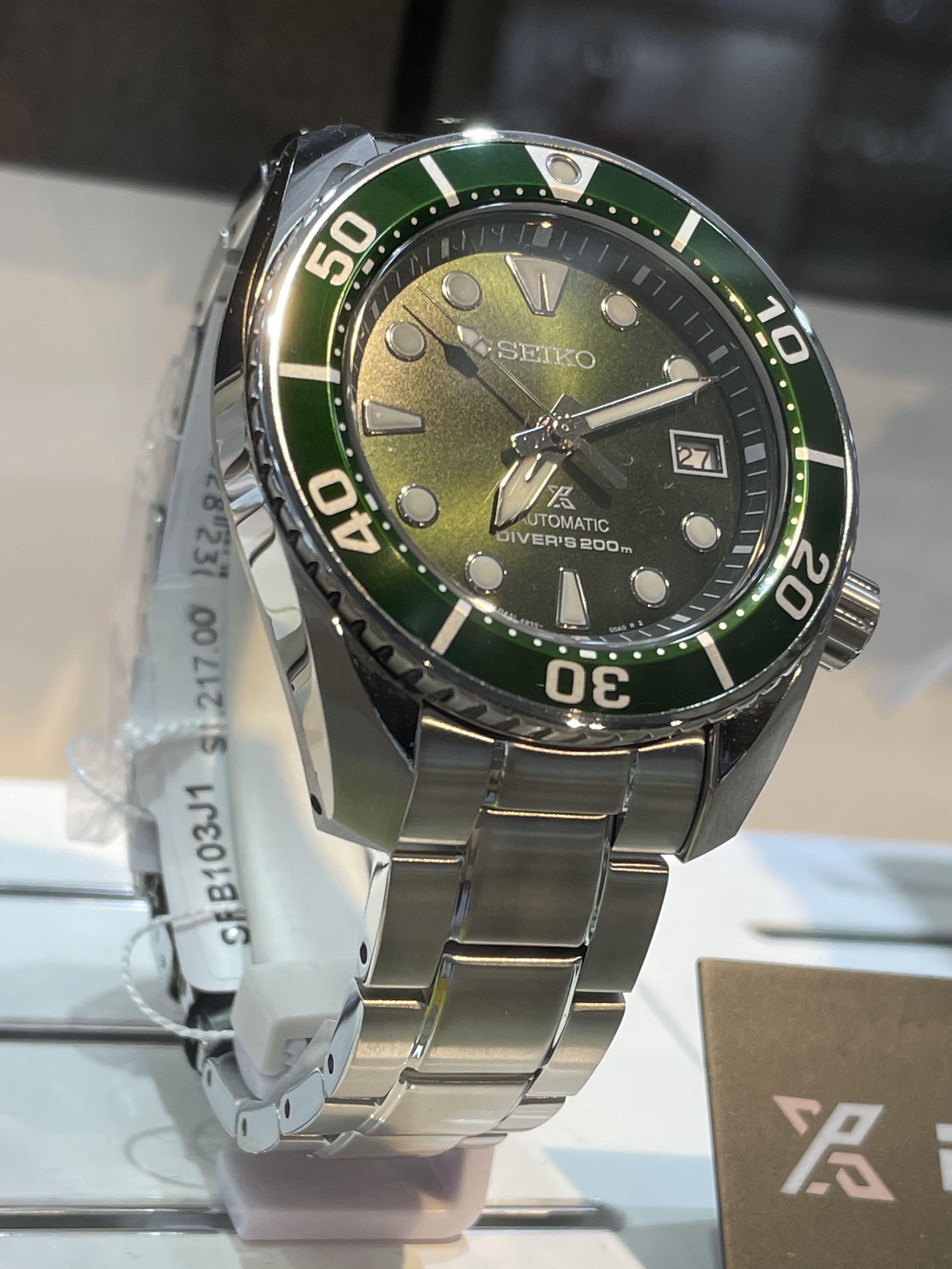 Japan Seiko Prospex Green Sumo watch SPB103J1 - made in Japan (green ...
