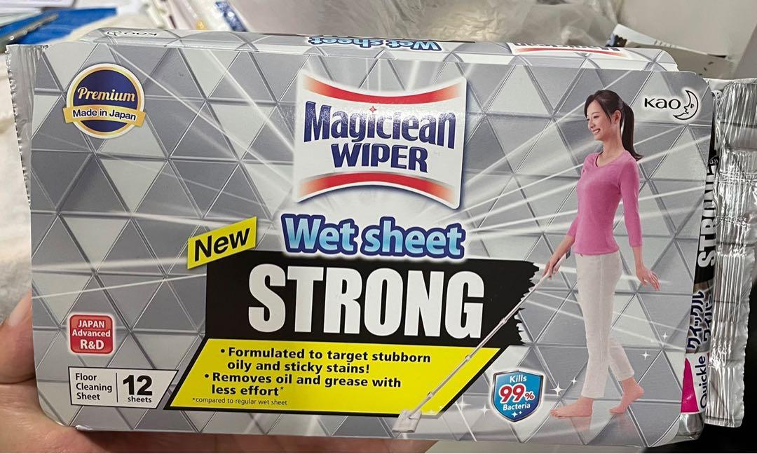 Magiclean Wiper Wet Sheet STRONG, Furniture & Home Living, Cleaning ...