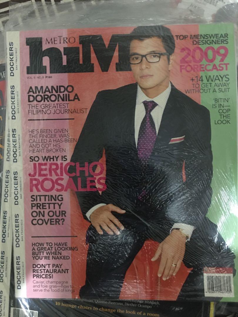 Metro Him Magazine - bundled 4 issues, Hobbies & Toys, Books ...