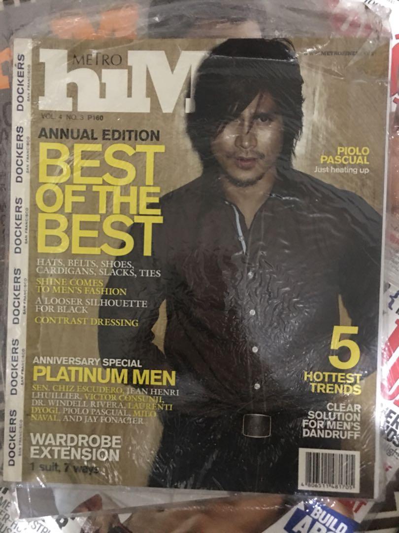 Metro Him Magazine - bundled 4 issues, Hobbies & Toys, Books ...
