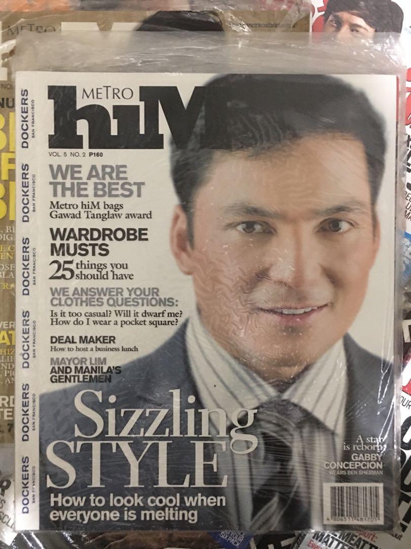 Metro Him Magazine - bundled 4 issues, Hobbies & Toys, Books ...