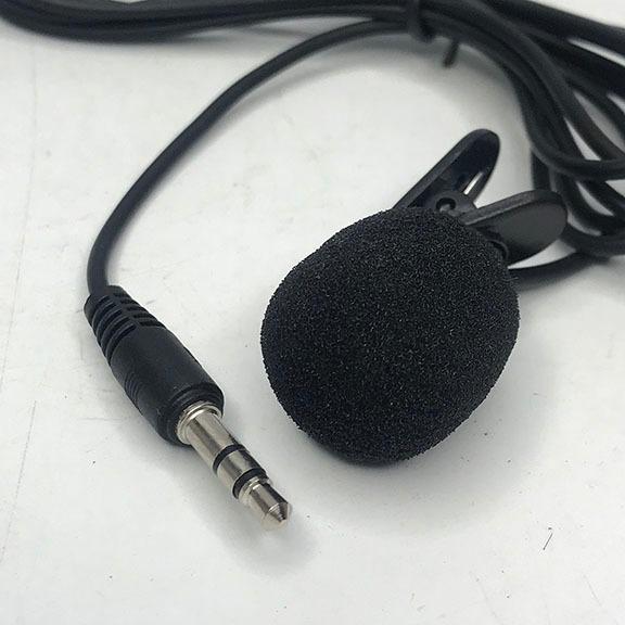 MINI MICROPHONE WITH BUILT-IN CLIP ON LAPEL, 3.5MM JACK 150CM WIRE ...