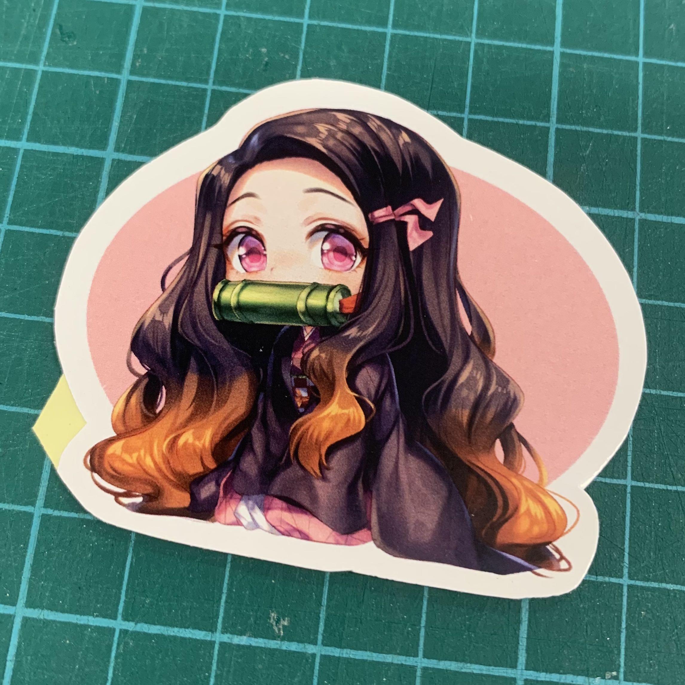 Nezuko Sticker, Hobbies & Toys, Stationery & Craft, Art & Prints on ...
