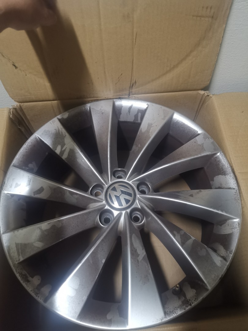 Original VW rims. 18 inch. 5x112, Car Accessories, Tyres & Rims on ...