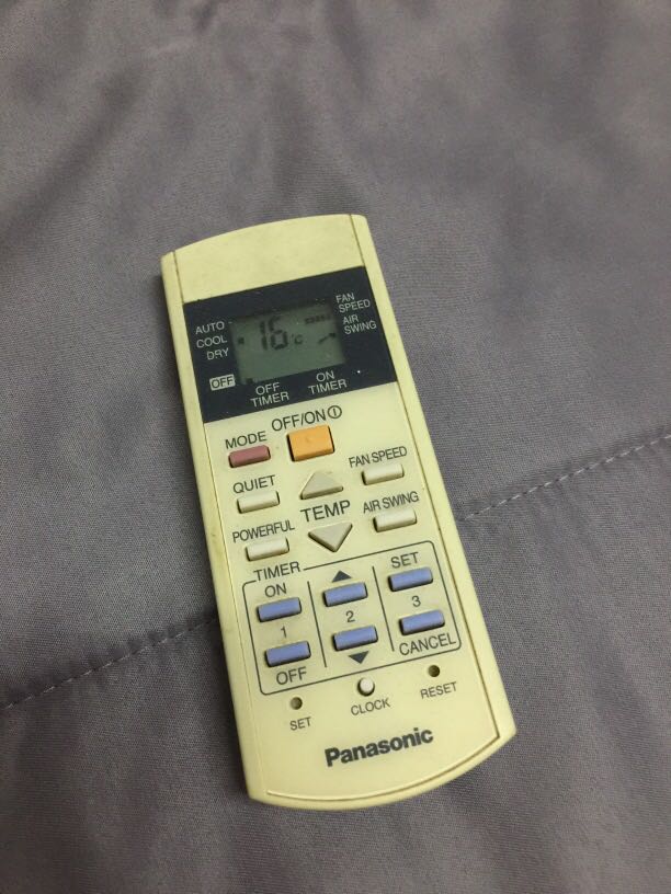 Panasonic aircon remote controller, TV & Home Appliances, Air ...