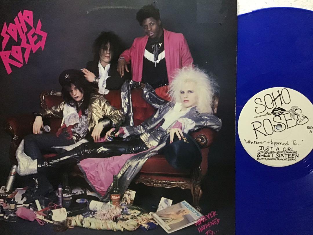 LP Soho Roses - Whatever Happened to.. OOP BLUE VINYL RECORD Anubis ...