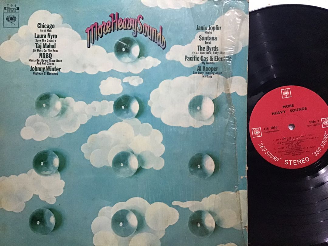 LP More Heavy Sounds - Janis Joplin Santana Al Kooper OOP VINYL PIRING ...