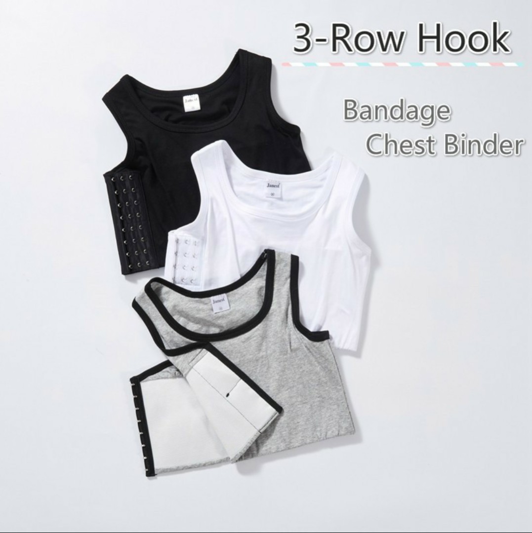 [PREORDER] Chest Binder With Bandage for cosplay and transfolk (see last slide for size chart ...