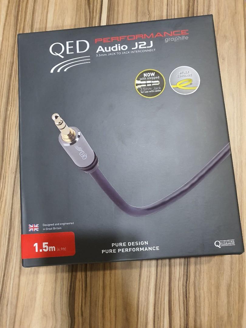 QED Performance Graphite 3.5mm J2J Cable (1.5 m), Audio, Portable Audio Accessories on Carousell