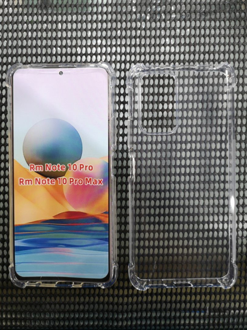 Redmi Note 10 Pro | Note 10 Pro Max | Soft Transparent Bumper Case ...