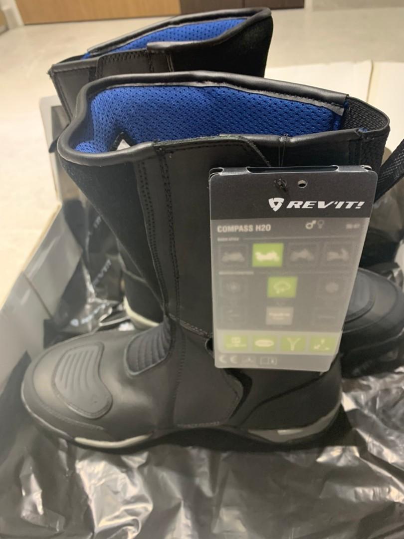 REV'IT Compass H20 Riding Boots, Motorcycles, Motorcycle Apparel on Carousell