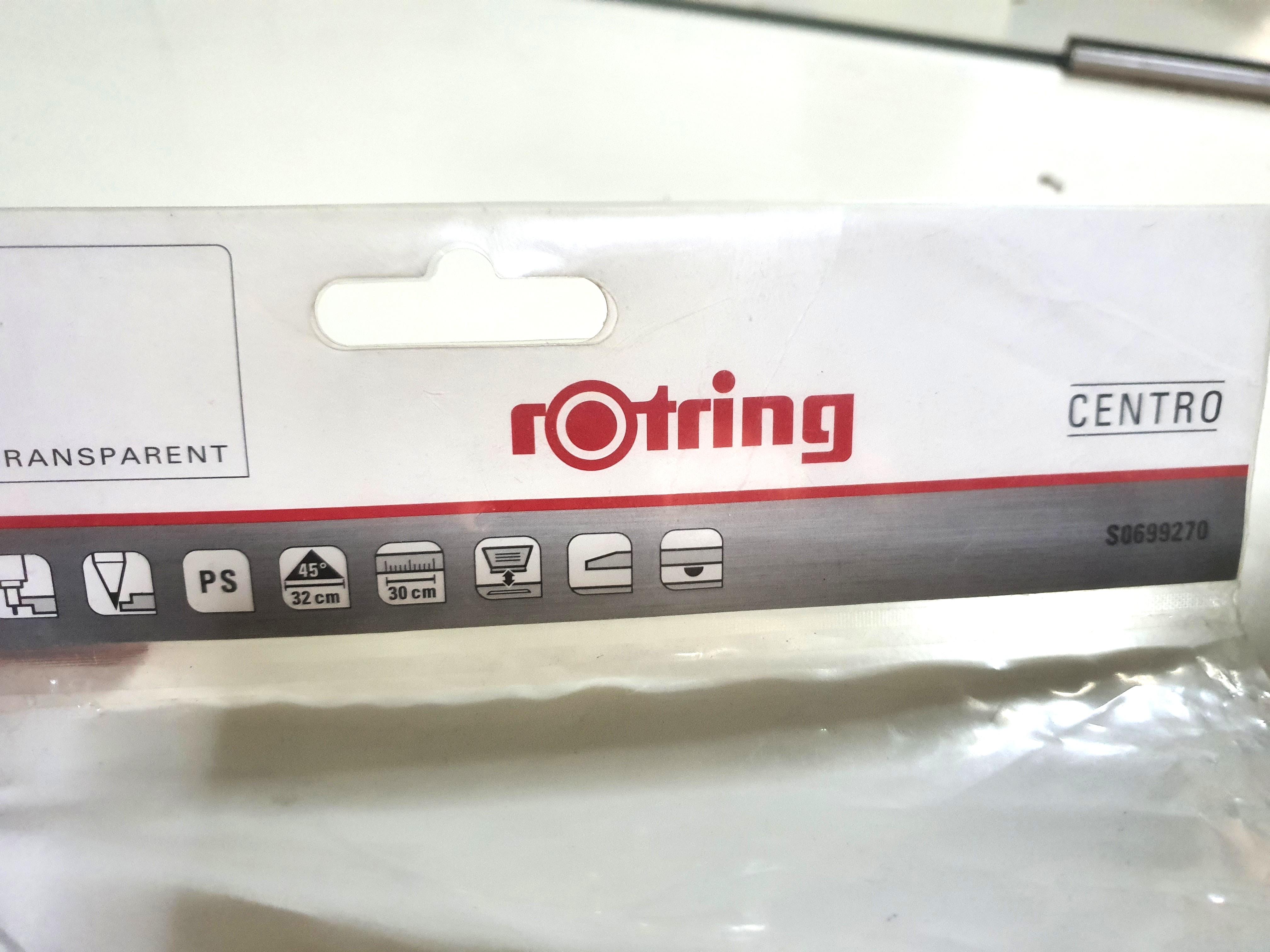 Rotring Triangle Ruler, Books & Stationery, Stationery on Carousell
