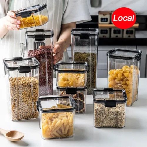 【SG ready stock】Food Storage Container Plastic Kitchen Refrigerator ...