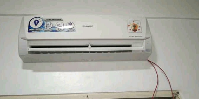 Sharp j tech inverter split type aircon with free installation, TV ...