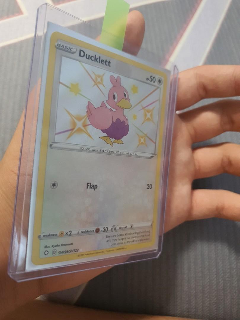 Pokemon Tcg Shiny Vault Ducklett-SV095/122, Hobbies & Toys, Toys ...