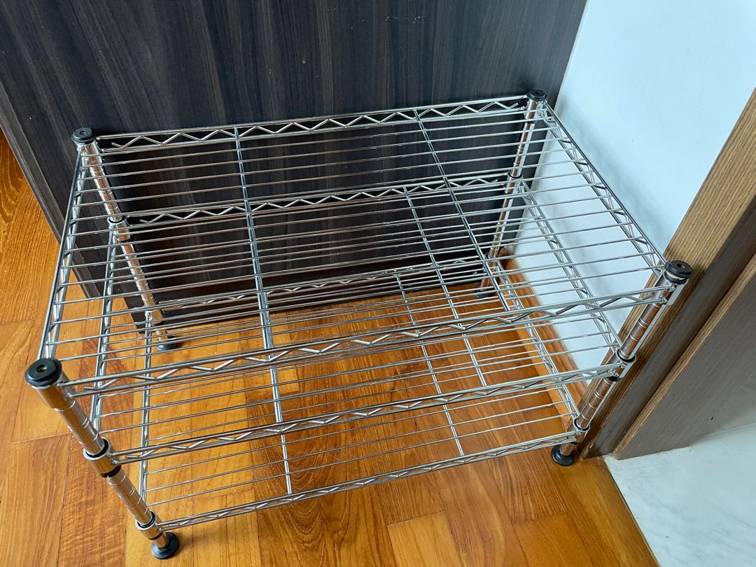 Small metal rack, Furniture & Home Living, Furniture, Shelves, Cabinets ...
