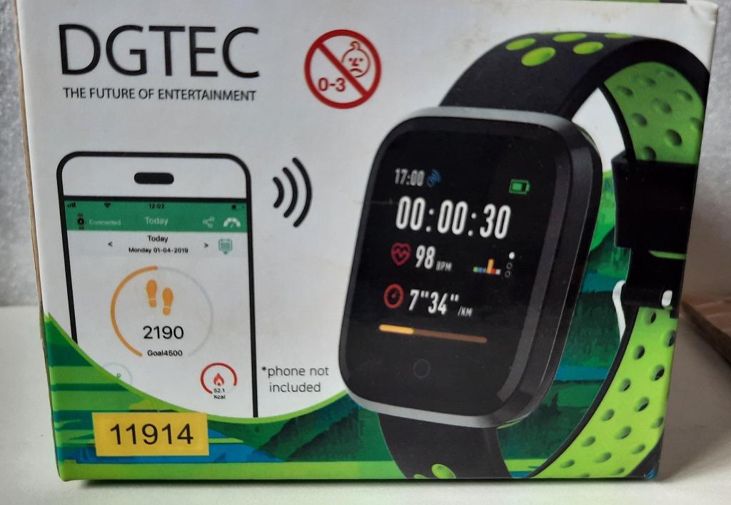 Smart Watch DGTEC DG1039SWB, Men's Fashion, Watches & Accessories ...