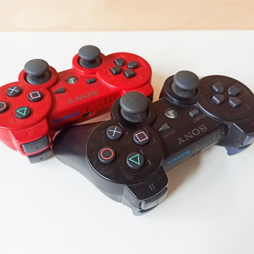 Sony Ps3 Dualshock3 and sixaxis controllers, Video Gaming, Gaming ...