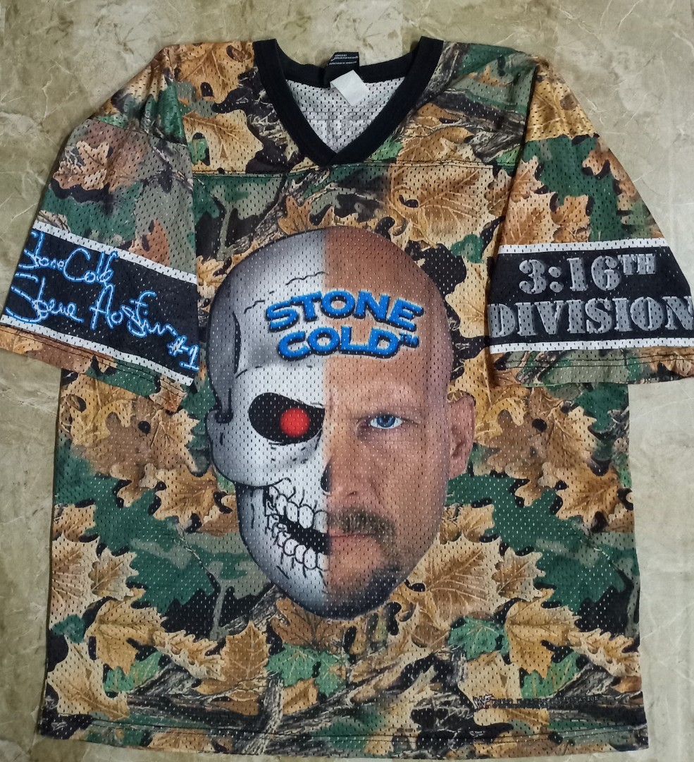 STONE COLD JERSEY, Men's Fashion, Tops & Sets, Tshirts & Polo Shirts on ...