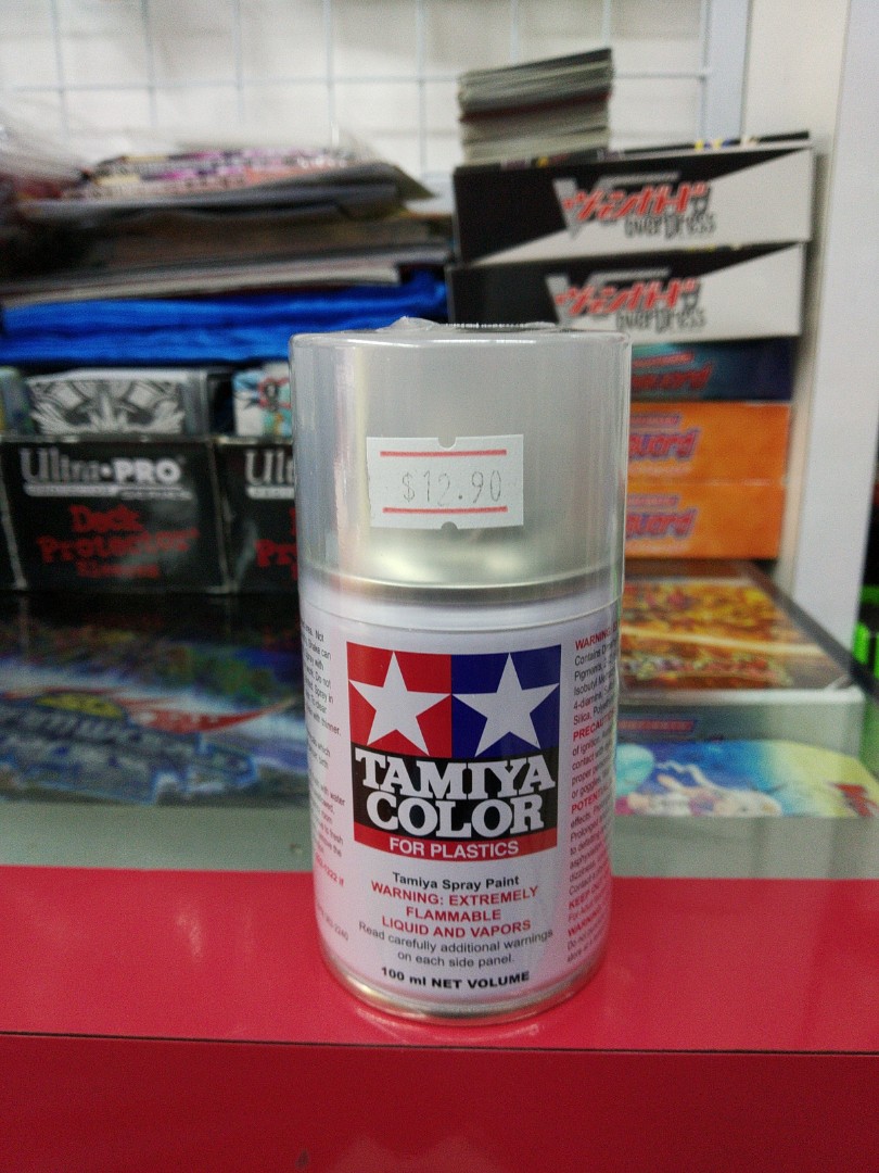 Tamiya TS-80 Flat Clear Spray For Plastic, Hobbies & Toys, Stationery ...