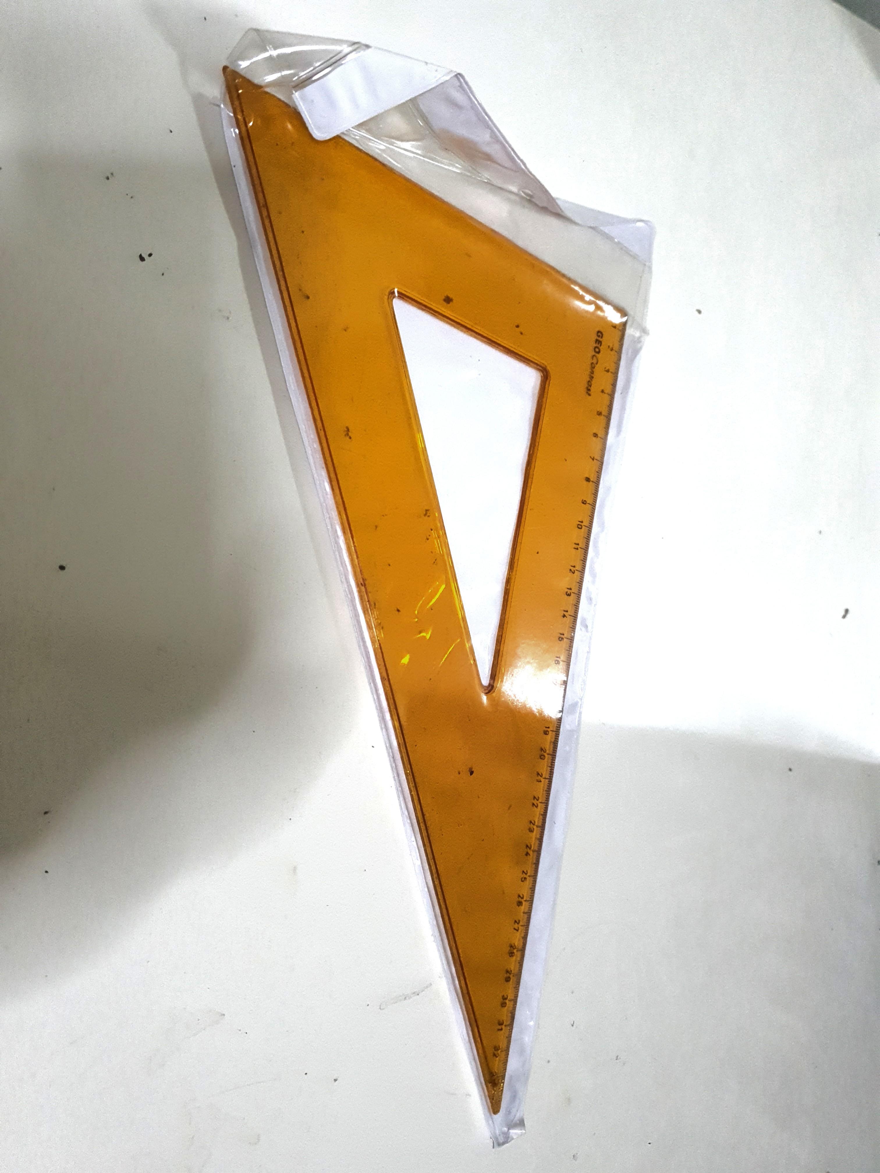 Triangle ruller 45/90, Hobbies & Toys, Stationery & Craft, Craft ...